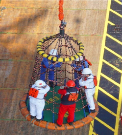 ABS, CCS Approved 4-12 Persons Nylon Net Personnel Transfer Basket