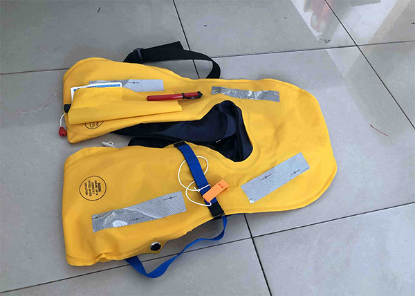 CCS, DNV-GL, EC, MED Approved SOLAS 150N, 275N Inflatable Life Jacket
